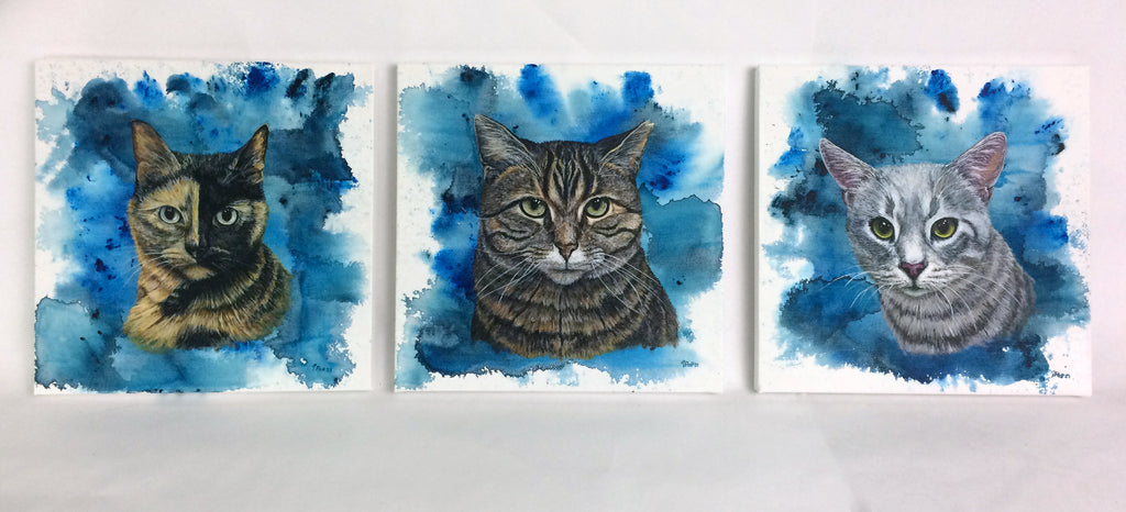 Allison, Hopper, & Clark Original Paintings – Janelle Patterson Art
