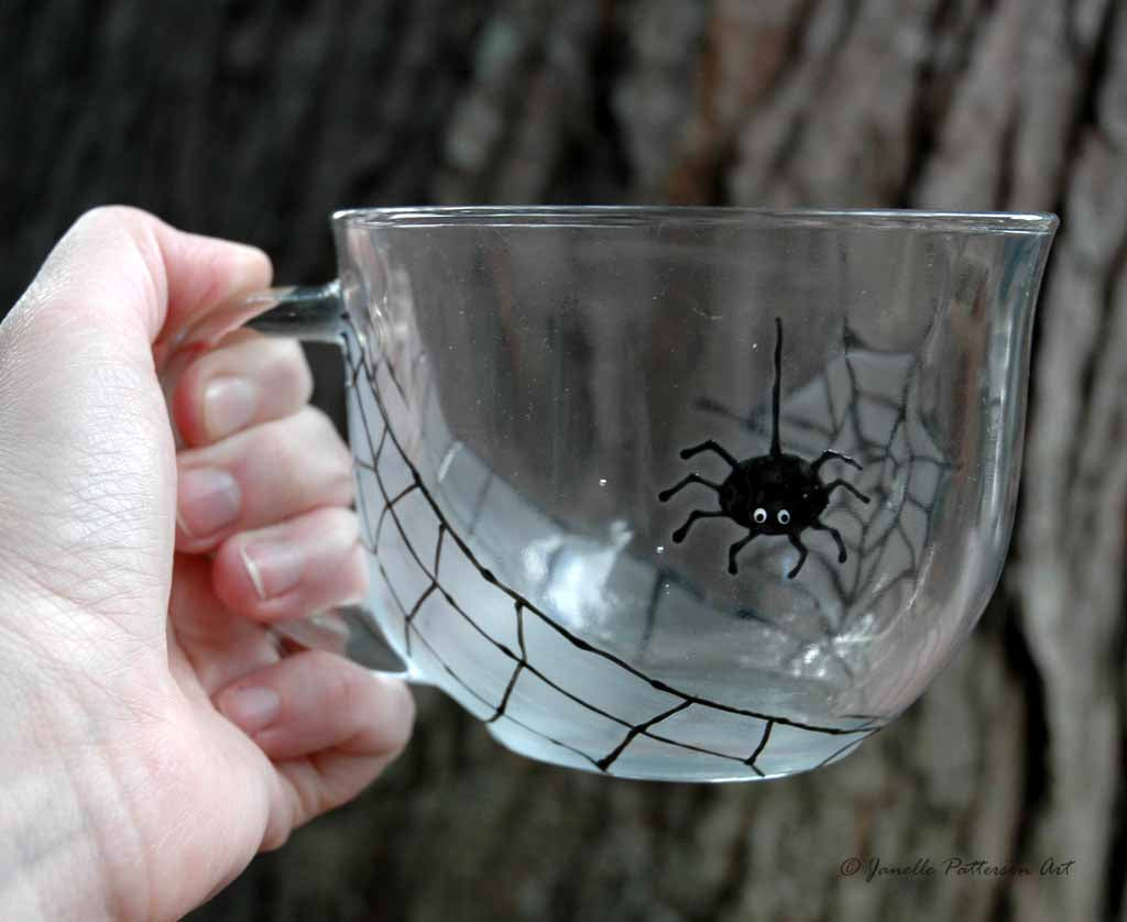 Janelle Patterson Art - Spider Glass Mug